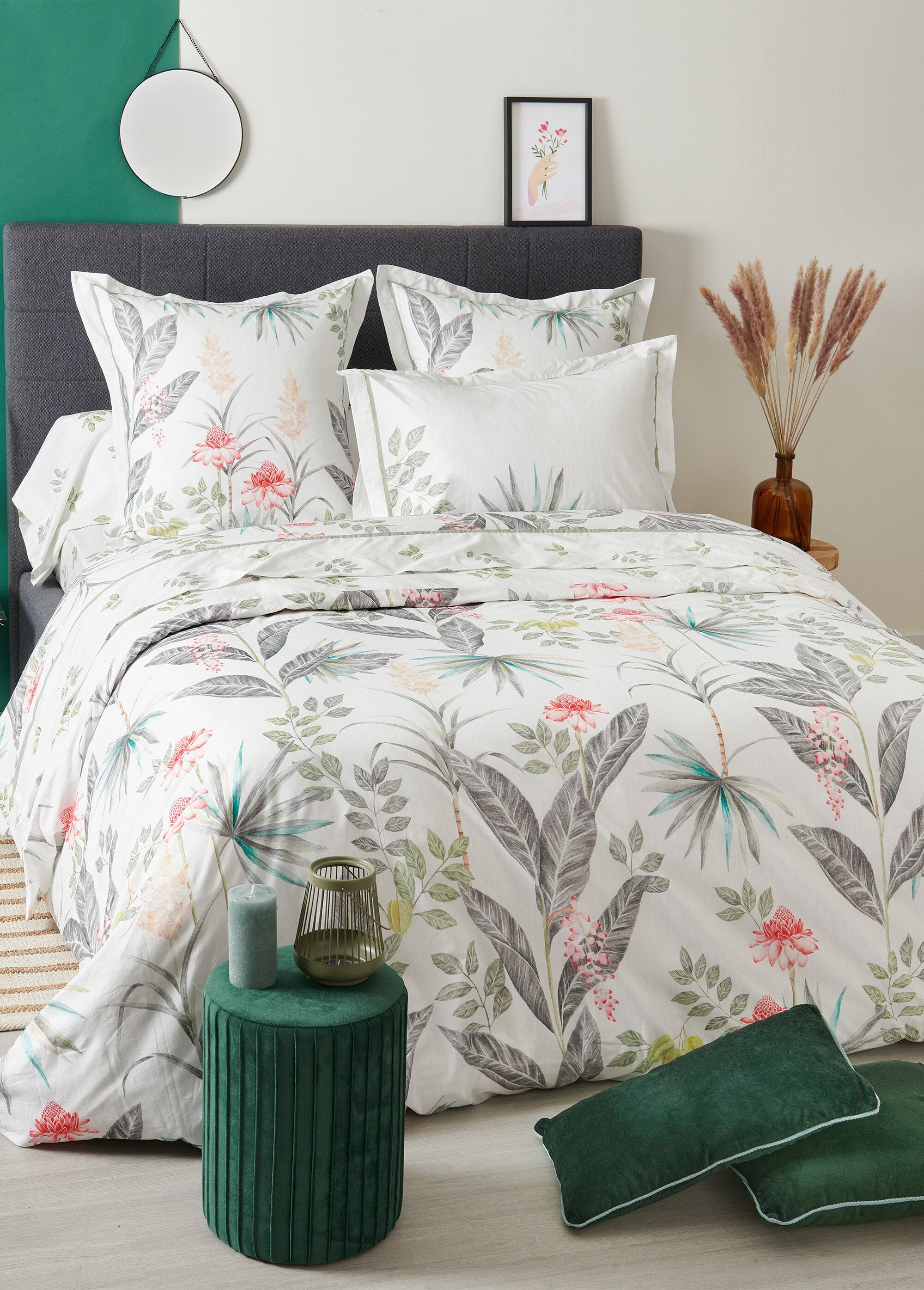 Housse de couette percale coton MADININA Multicolore | Afibel