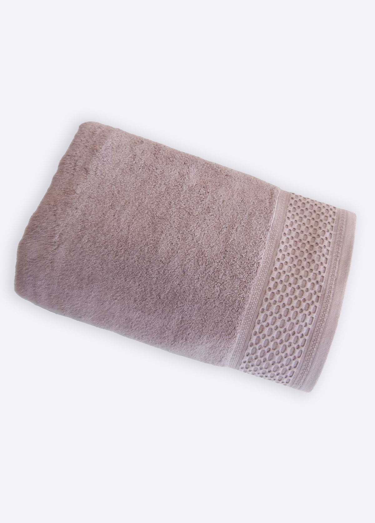 Pure thick cotton bath linen line Mink | Afibel
