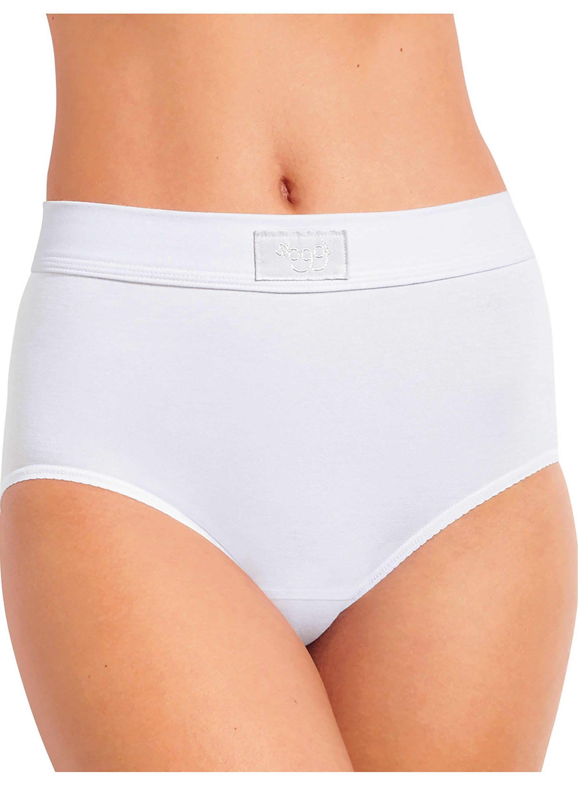 La culotte maxi Double Comfort Blanc | Afibel